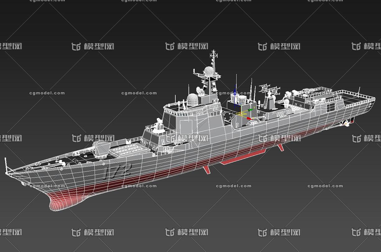 052c型驱逐舰模型-千图网