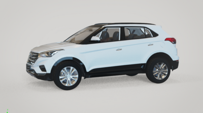 现代 2019款 现代IX25 SUV 北京现代IX25 H模型-轿车模型库-Maya(.ma/.mb)模型下载-cg模型网
