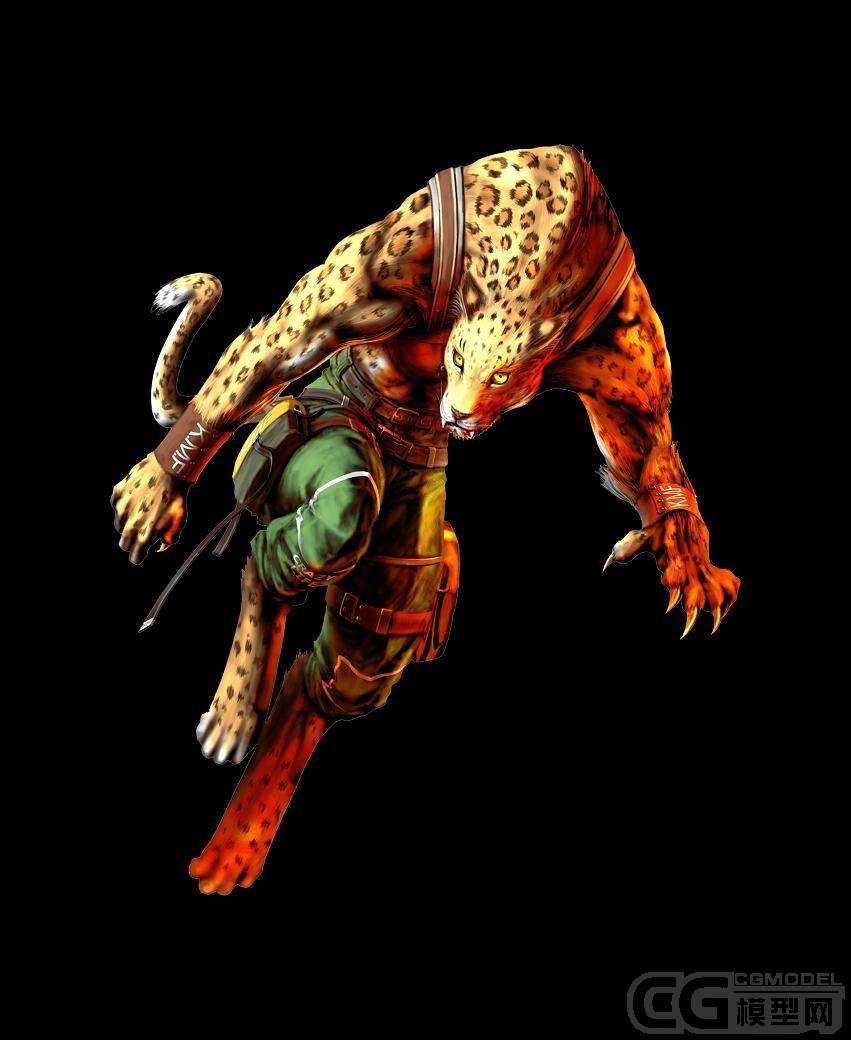 求格斗游戏血腥咆哮中的模型 - CG模型网