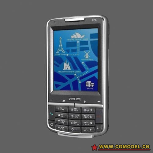 手机——asus p526模型-手机电话模型库-模型下载-cg模型网