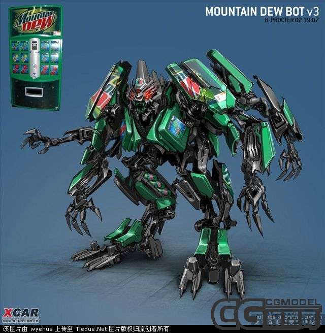 变形金刚超大分辨率（5000*7000）以及搜集来的全部图片模型 - 角色/人物/生物 - 作品模型 - CG模型网