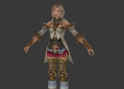 ff12女性角色模型模型-女人模型库-3ds Max(.max)模型下载-cg模型网