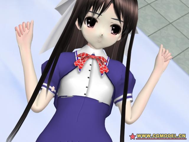 ero3d模型-孩子-女模型库-3ds Max(.max)模型下载-cg模型网