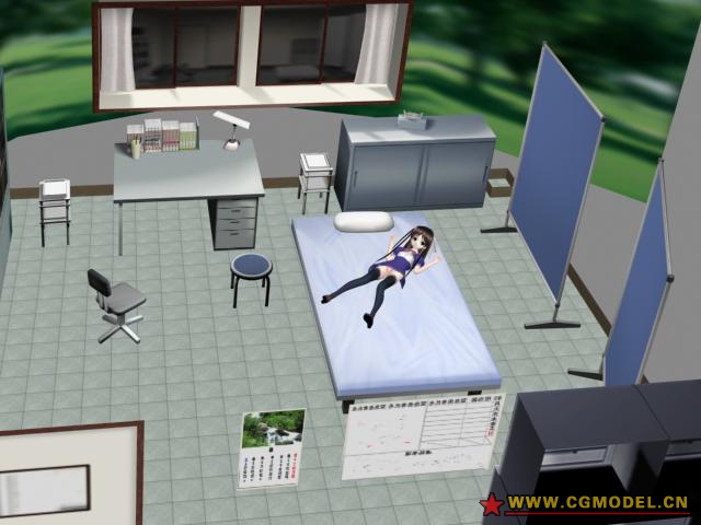 ero3d 模型-孩子-女模型库-3ds Max(.max)模型下载-cg模型网