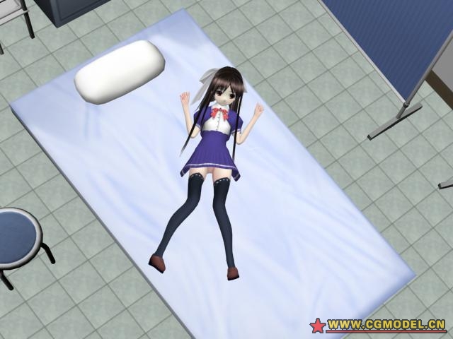 ero3d模型-孩子-女模型库-3ds Max(.max)模型下载-cg模型网