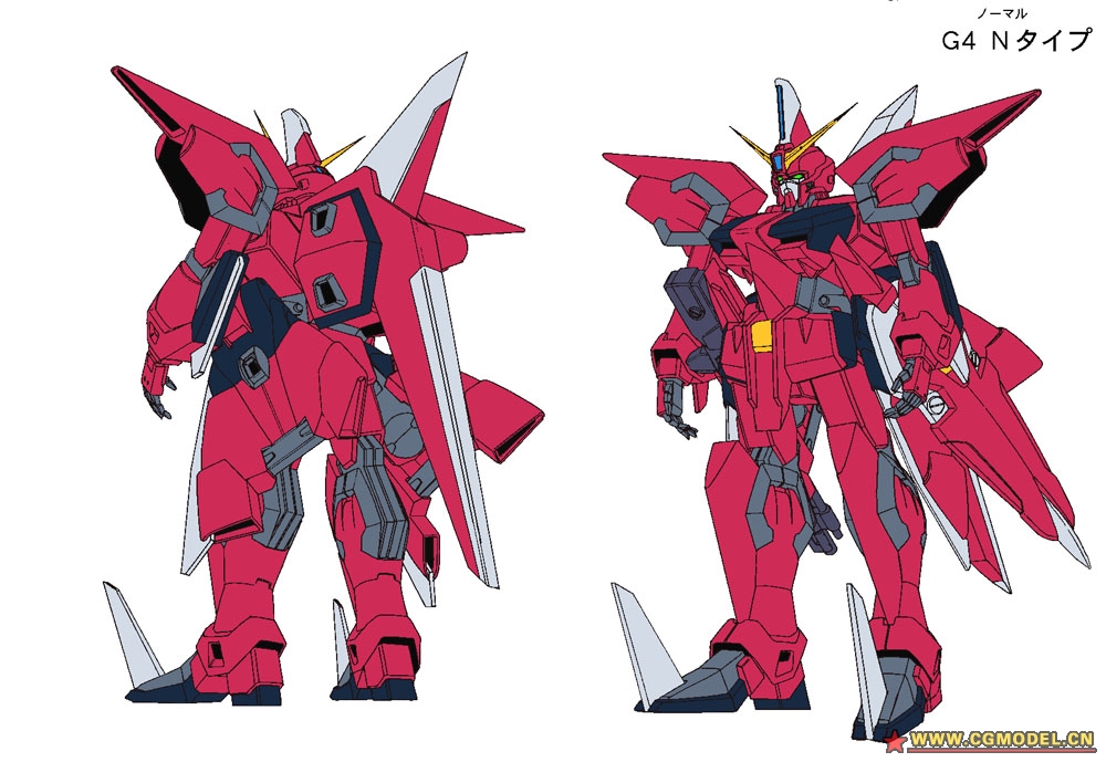 GAT-X303 Aegis gundam模型-机器人／机甲模型库-OBJ(.obj/.mtl)模型下载-cg模型网
