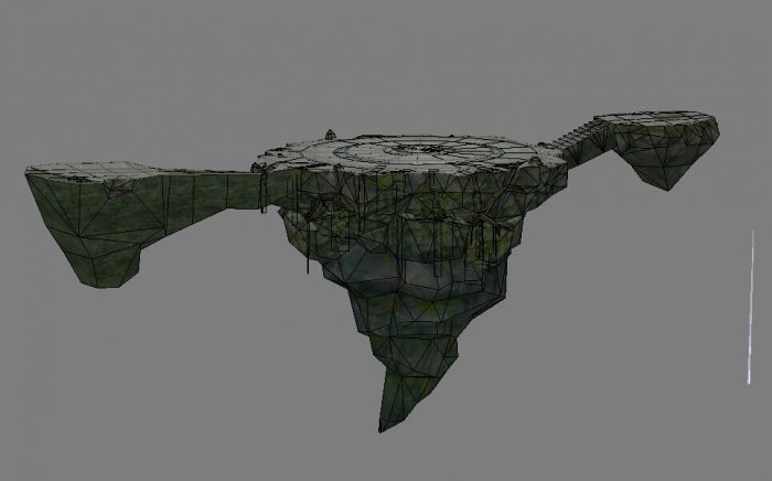 端游简模石头台子_fffgh作品_场景自然场景场景自然场景_cg模型网