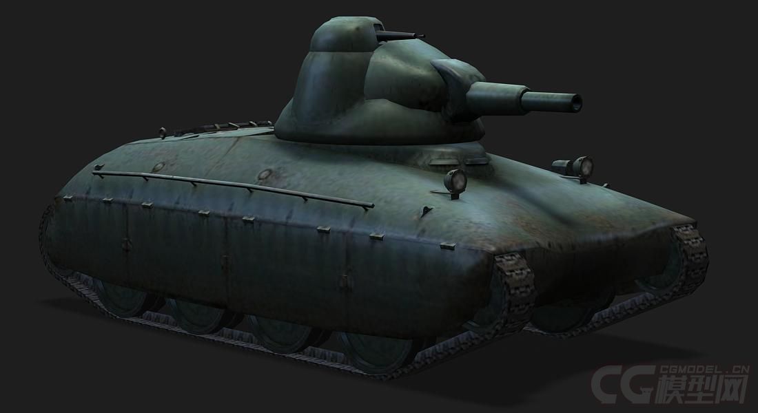 法国 AMX40主战坦克模型-冷兵器模型库-模型下载-cg模型网
