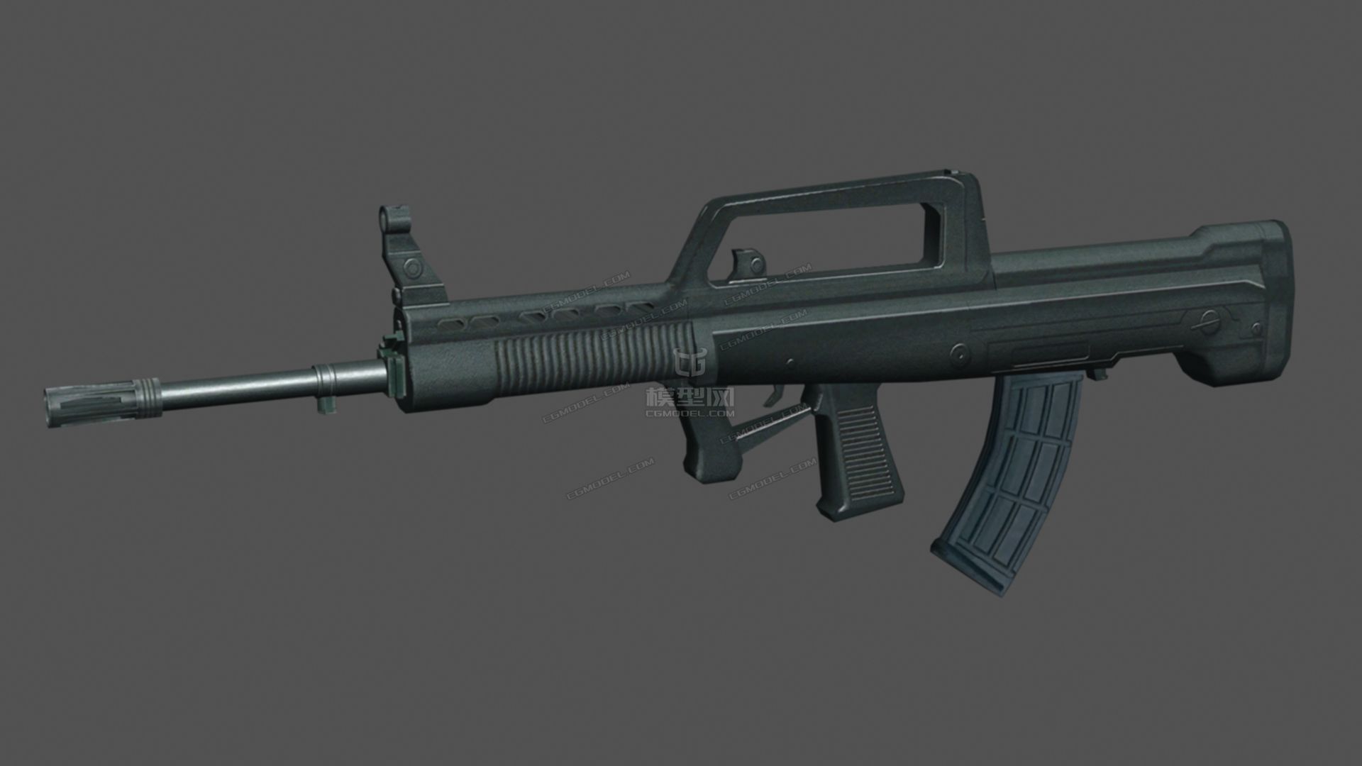 中国qbz95自动步枪模型-冷兵器模型库-模型下载-cg模型网
