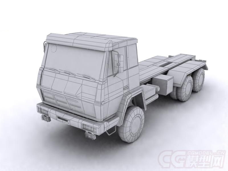 陕汽sx2190汽车模型-人力车模型库-模型下载-cg模型网