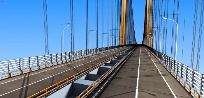舟山西侯门大桥（Multigen Creator）模型-自然场景模型库-模型下载-cg模型网