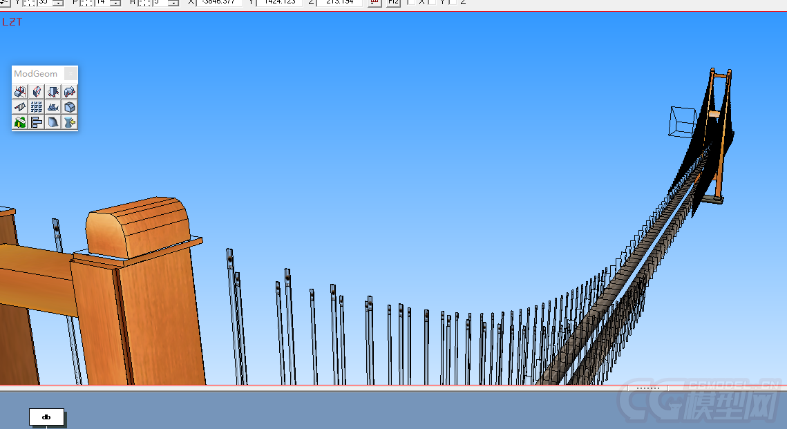 舟山西侯门大桥（Multigen Creator）模型-自然场景模型库-模型下载-cg模型网