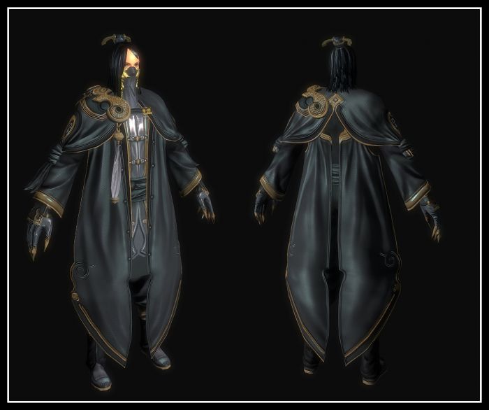 【BNS剑灵NPC】 12张贴图全模型-孩子-女模型库-模型下载-cg模型网