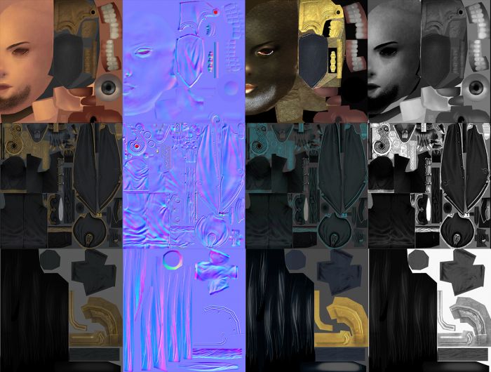 【BNS剑灵NPC】 12张贴图全模型-孩子-女模型库-模型下载-cg模型网