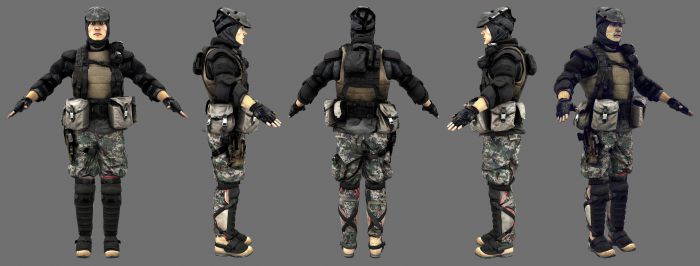 BF4 CH模型-孩子-女模型库-模型下载-cg模型网