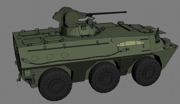 PLA 的ZSL92A轮式装甲输送车--原创模型-冷兵器模型库-模型下载-cg模型网