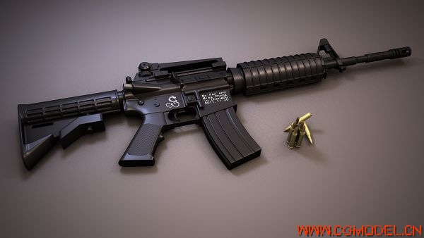 M4A1模型-冷兵器模型库-模型下载-cg模型网