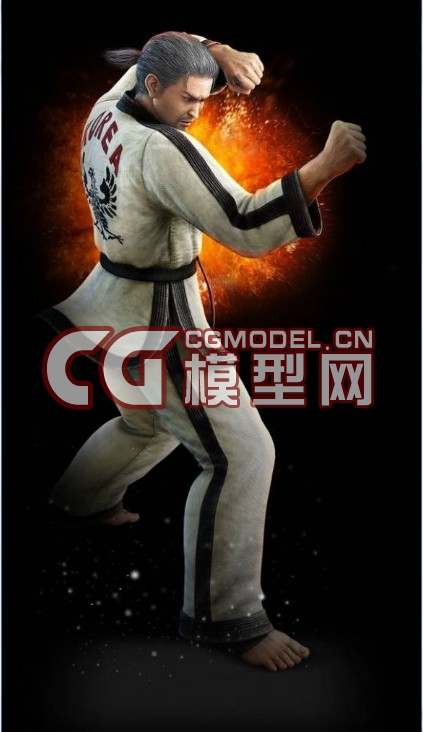 Baek Doosan模型-男人模型库-FBX(.fbx)模型下载-cg模型网