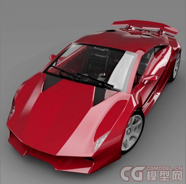 兰博基尼 模型模型 人力车模型库 模型下载 Cg模型网