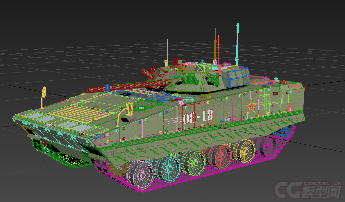 解放军zbd-04a zbd04a模型-冷兵器模型库-模型下载-cg模型网