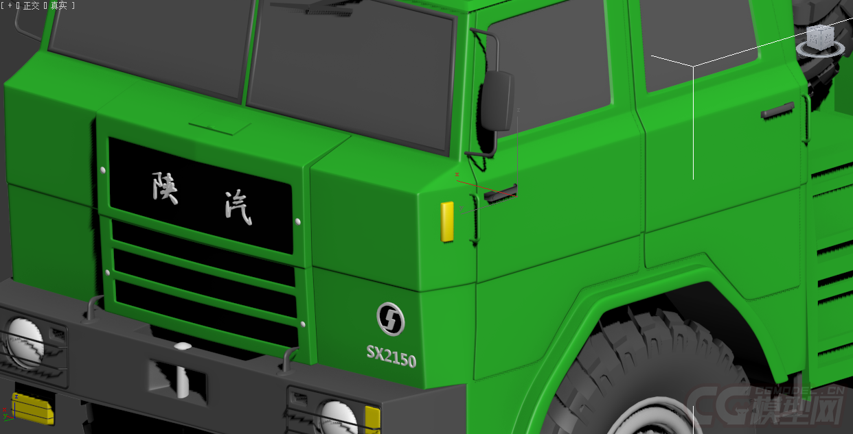 陕汽 SX2150军卡模型-装甲车／坦克模型库-模型下载-cg模型网