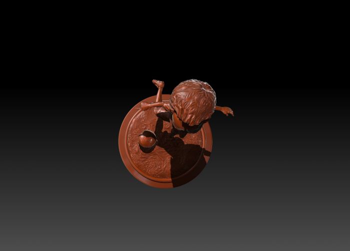 DUbf运动系列 用于翻模雕塑或3d打印模型-神话雕塑模型库-模型下载-cg模型网