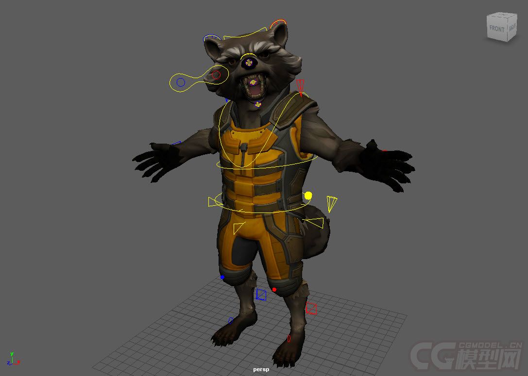 Rocket Raccoon模型-孩子-女模型库-模型下载-cg模型网