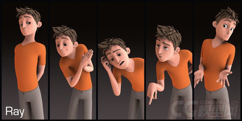Ray Young模型-孩子-女模型库-模型下载-cg模型网