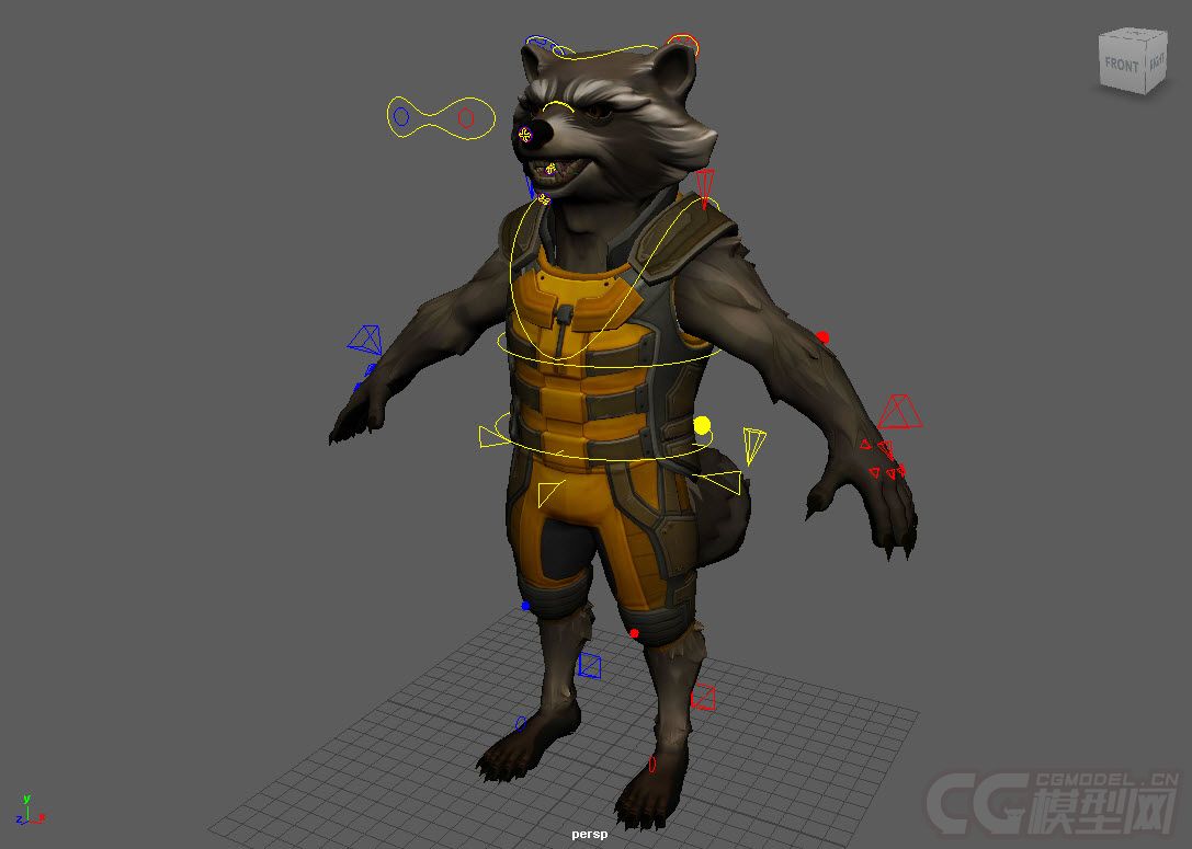 Rocket Raccoon模型-孩子-女模型库-模型下载-cg模型网