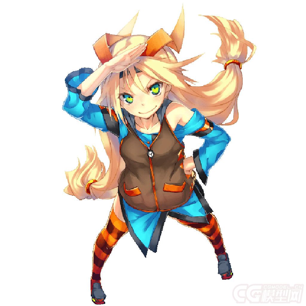 UnityChan官网模型分享模型-孩子-女模型库-模型下载-cg模型网