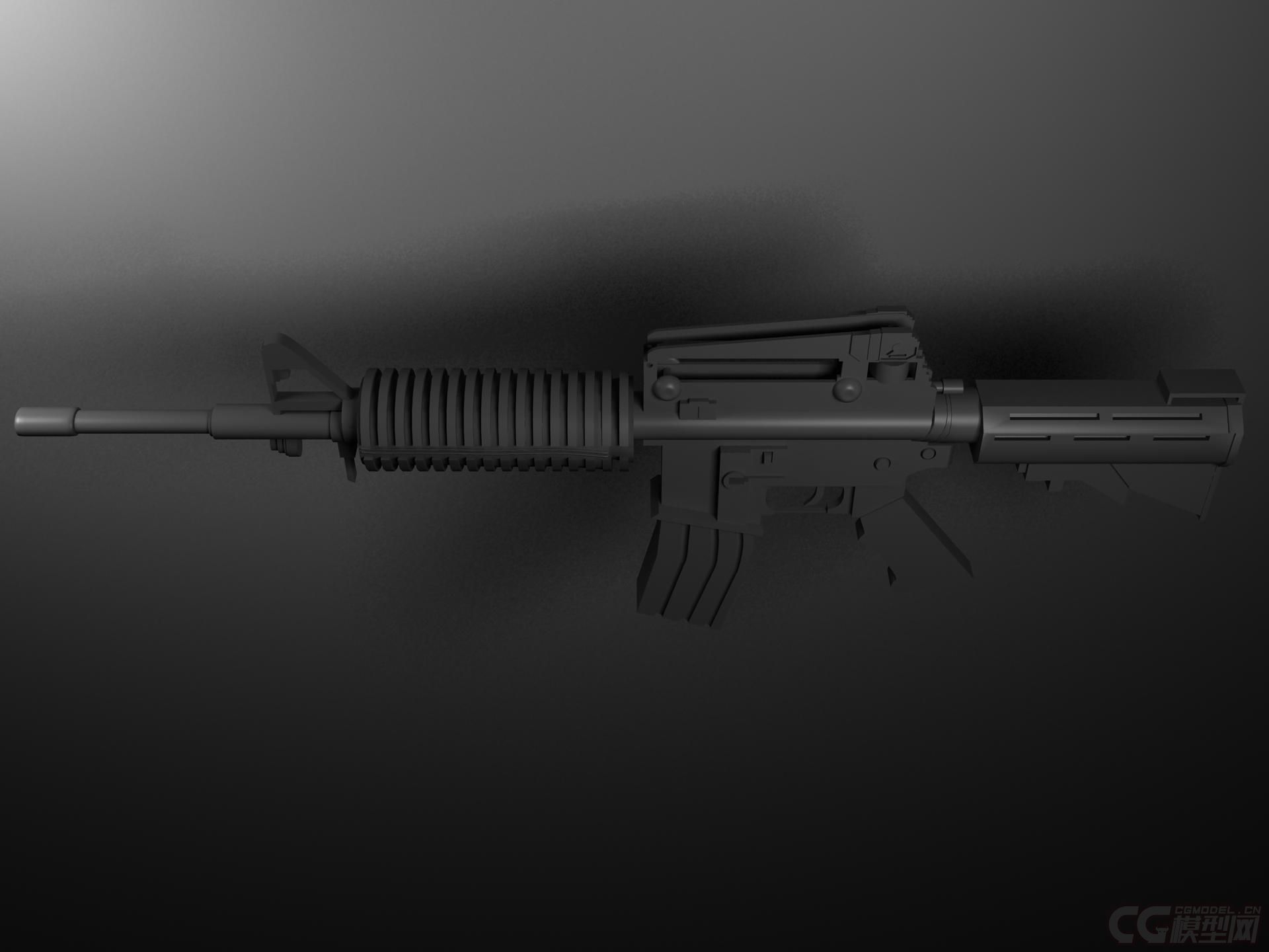 M4a1模型-冷兵器模型库-模型下载-cg模型网