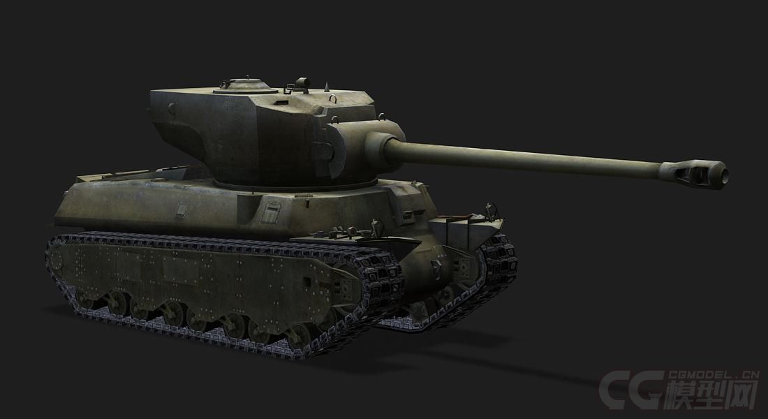美国 M6A2E1重型坦克模型-冷兵器模型库-模型下载-cg模型网