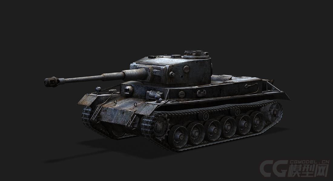 德国 VK3001P模型-装甲车／坦克模型库-模型下载-cg模型网