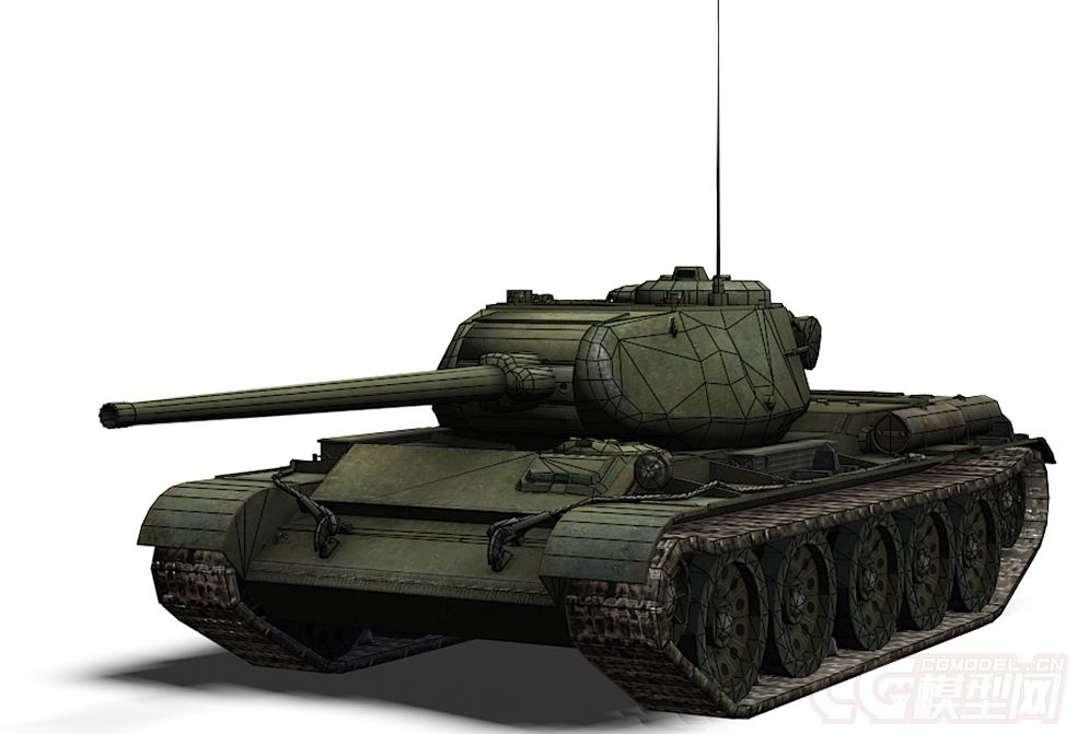 【原型 T-44-85坦克】模型-冷兵器模型库-模型下载-cg模型网