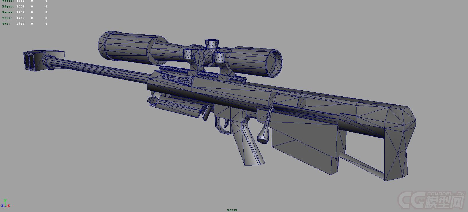 m95模型-冷兵器模型库-模型下载-cg模型网