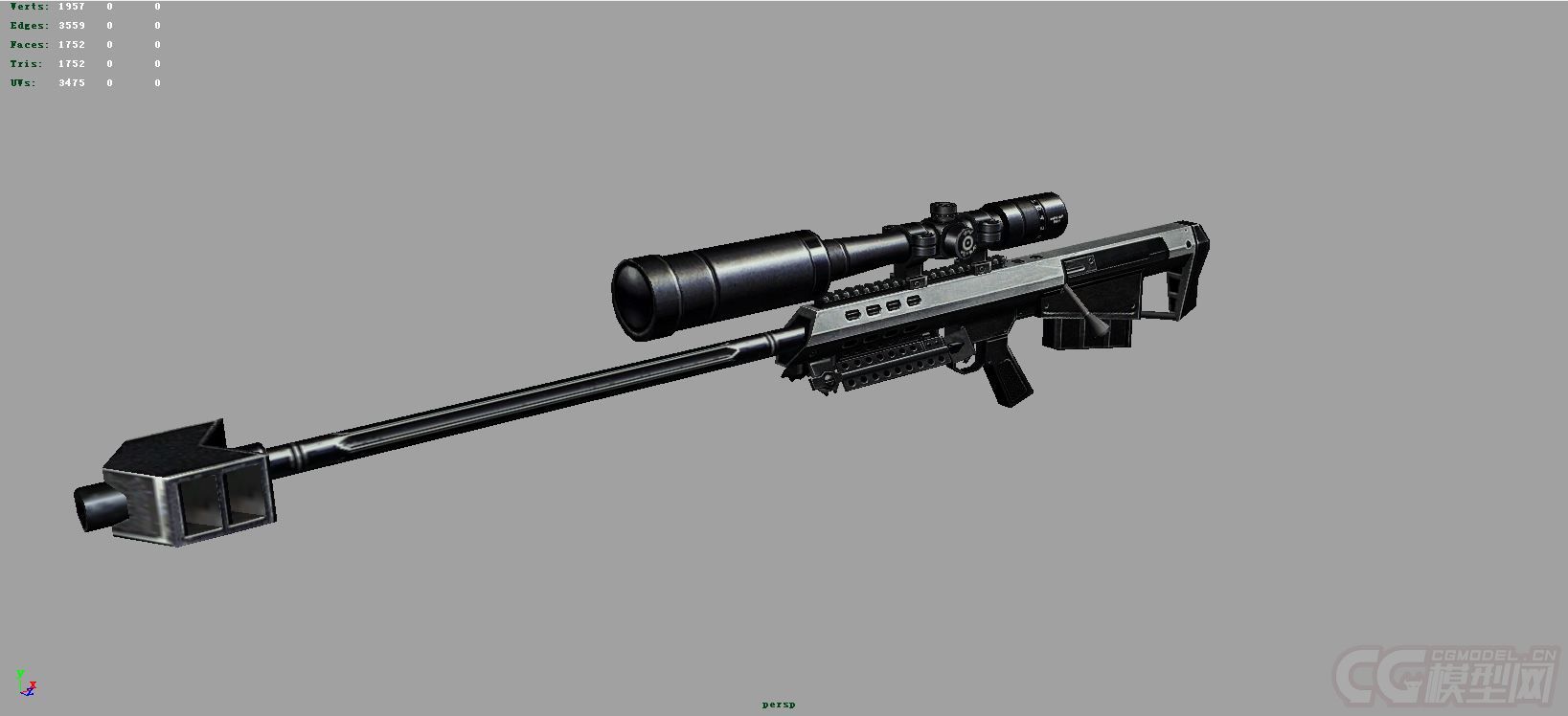 m95模型-冷兵器模型库-模型下载-cg模型网