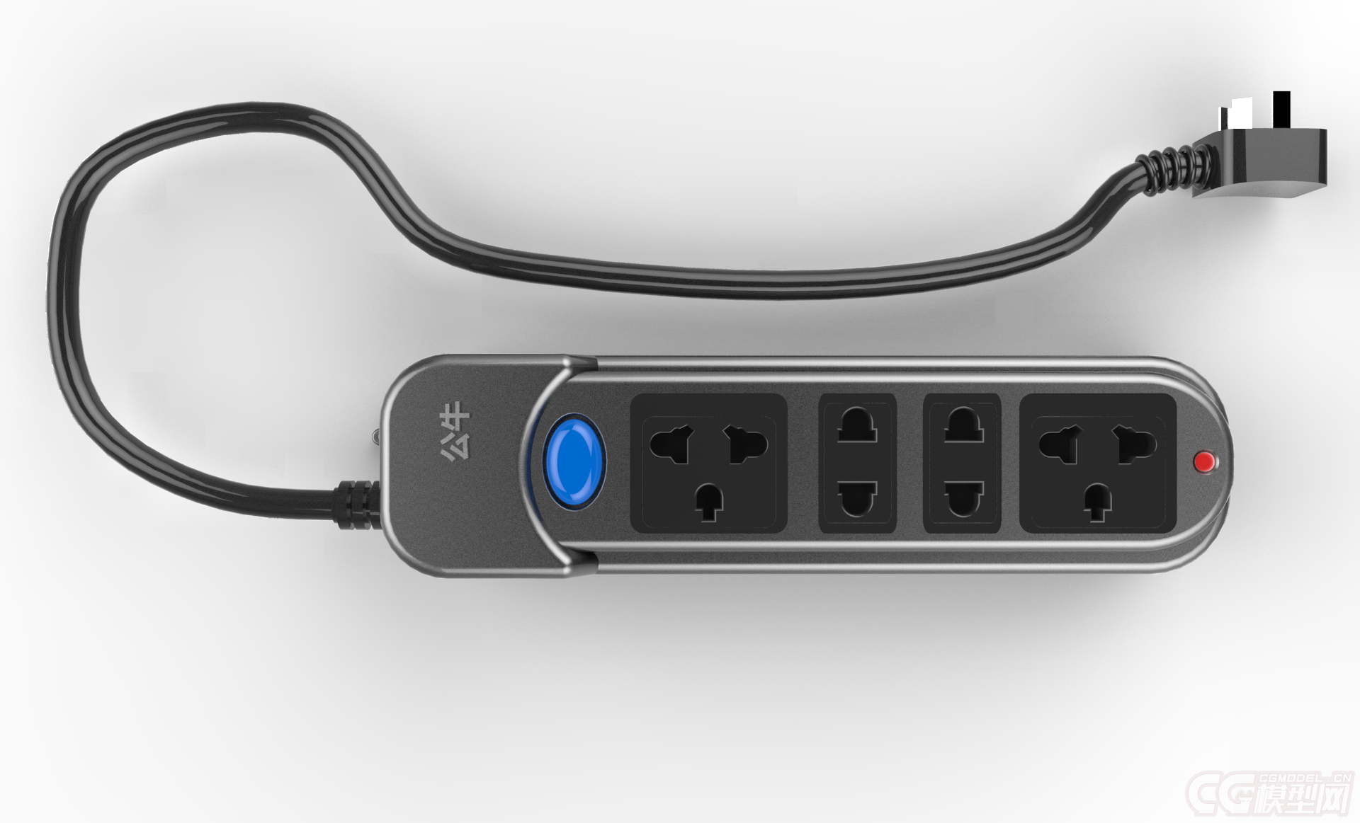 插线板 插座 插头 插排-CG模型网（cgmodel)-让设计更有价值!