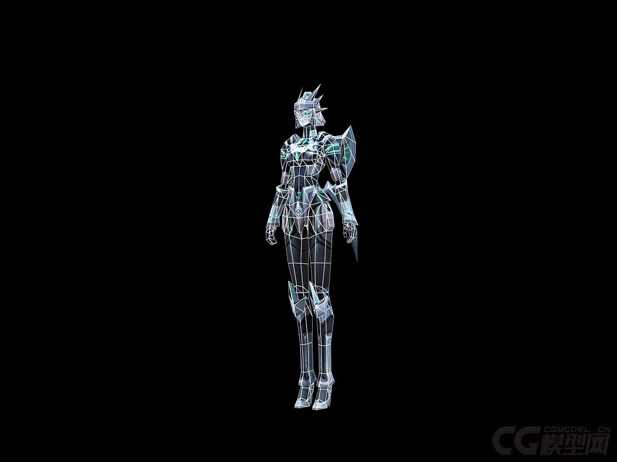 女性机器人模型 机器人/机甲模型库 模型下载 Cg模型网