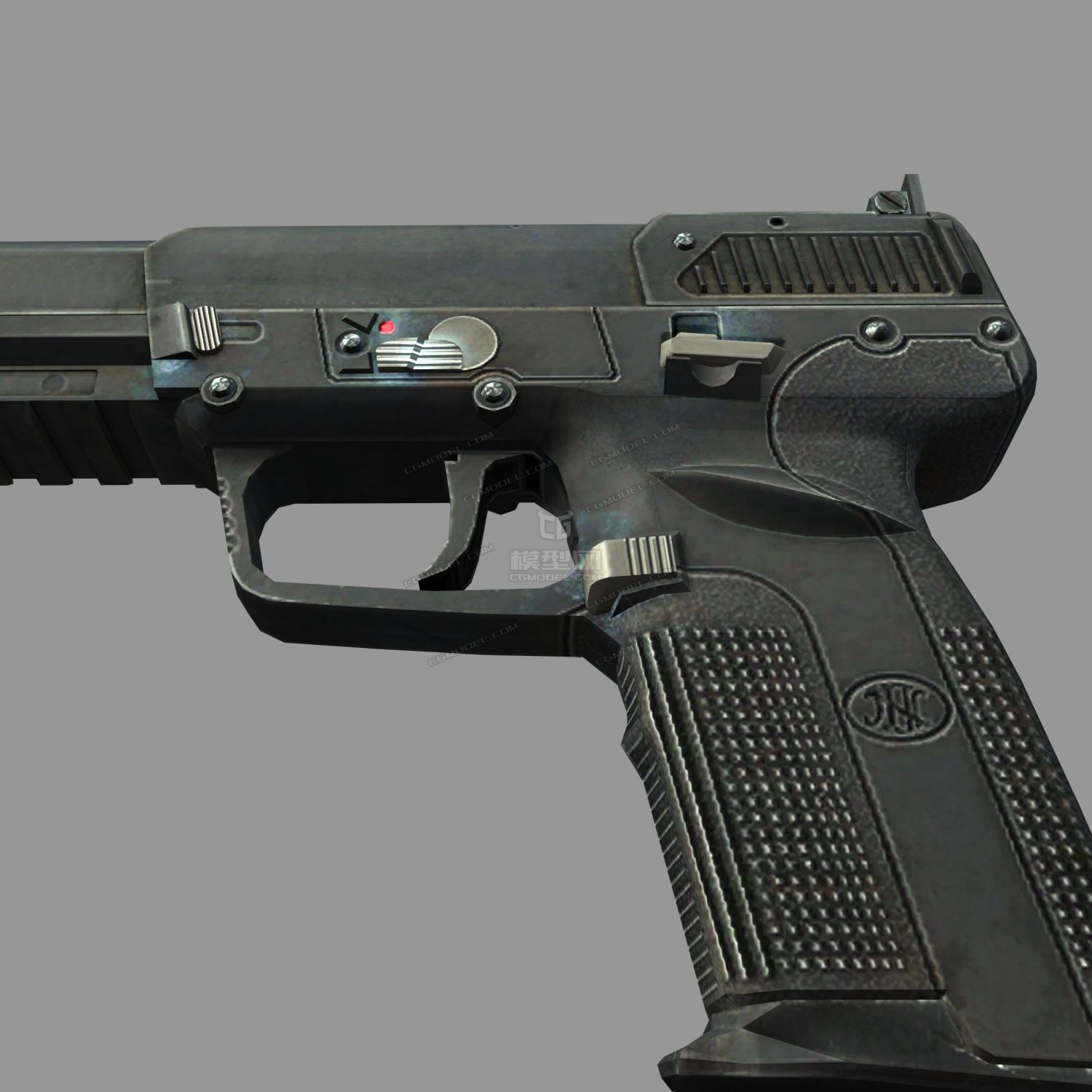 FN57手枪five-sevenFN公司FN手枪模型-枪械模型模型库-3ds Max(.max)模型下载-cg模型网