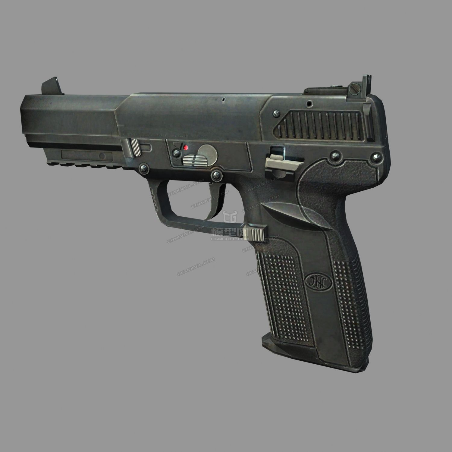 FN57手枪five-sevenFN公司FN手枪模型-枪械模型模型库-3ds Max(.max)模型下载-cg模型网
