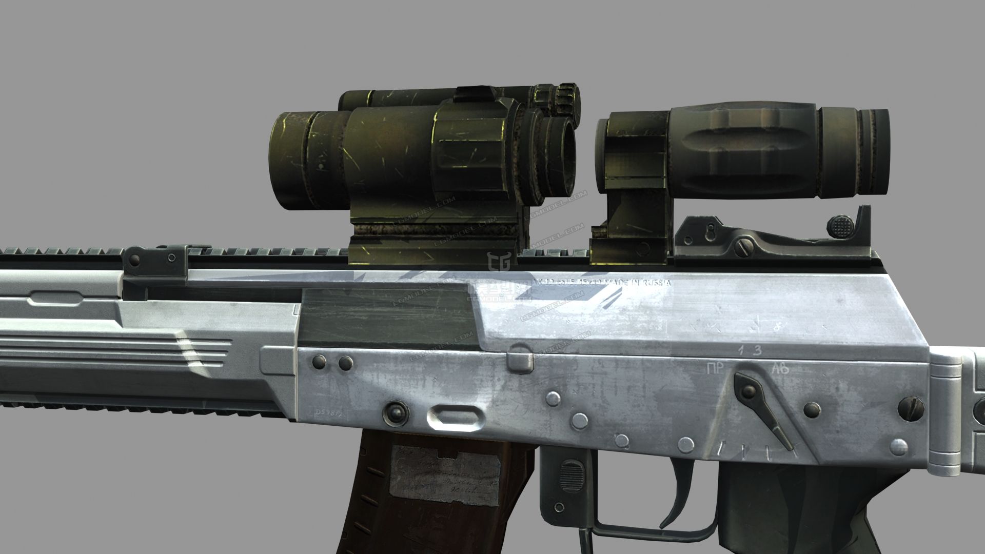 俄罗斯AK12 AK-12模型-枪械模型模型库-3ds Max(.max)模型下载-cg模型网