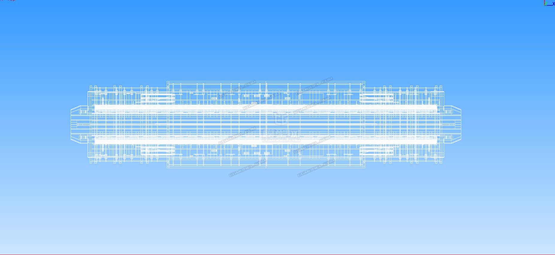 成都2号线大面铺地铁站（Multigen Creator）模型-自然场景模型库-模型下载-cg模型网