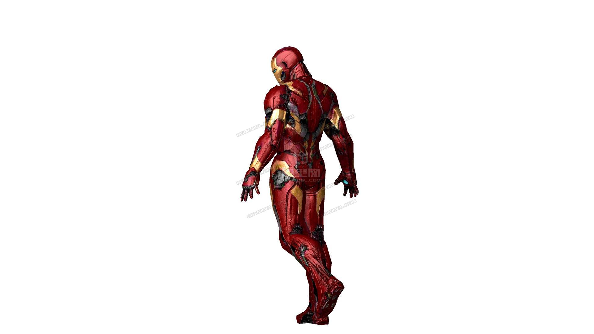 【人物】钢铁侠MK.46/mark.46(出场与美国队长3内模型-男人模型库-Maya(.ma/.mb)模型下载-cg模型网