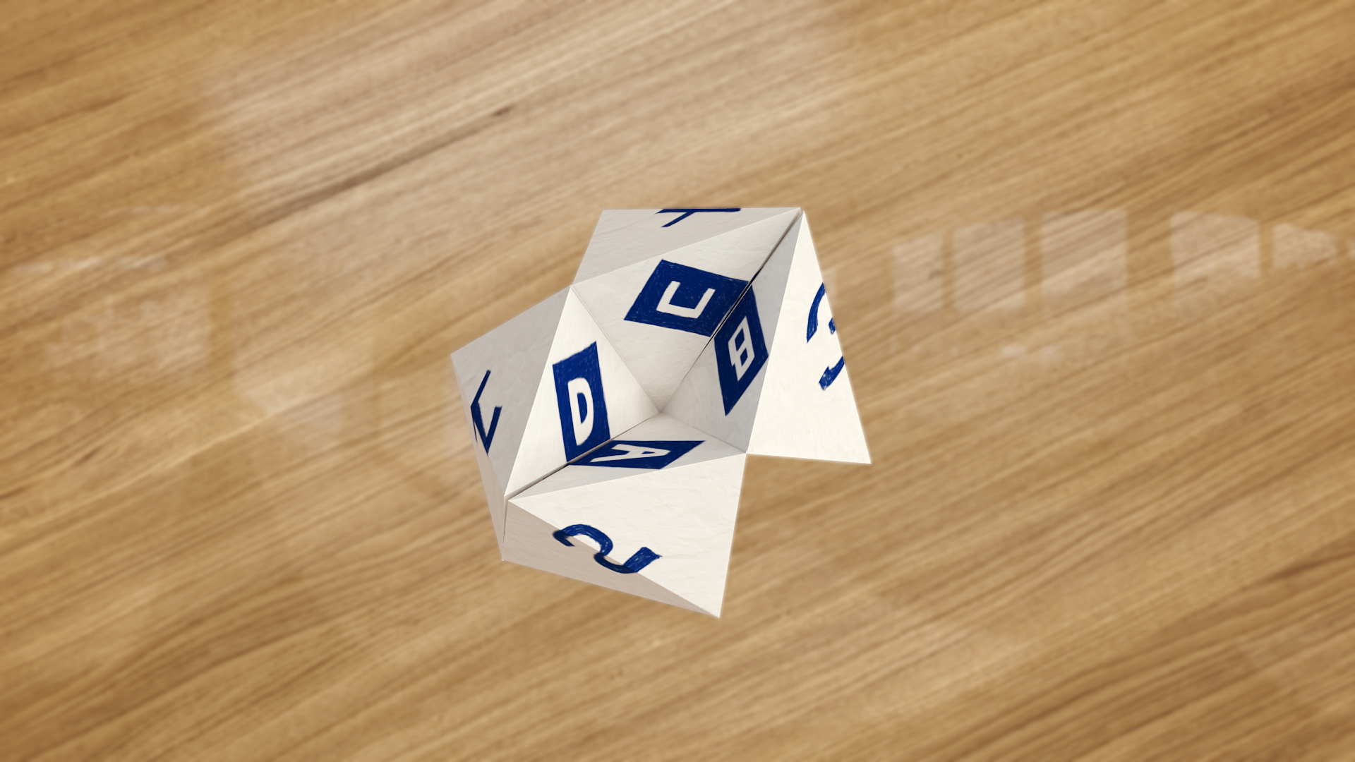 东西南北折纸游戏 民间游戏模型-自然场景模型库-模型下载-cg模型网