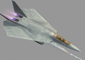 美国海军舰载机F-22N F22N海猛禽F-24模型-军用飞机模型库-3ds Max(.max)模型下载-cg模型网