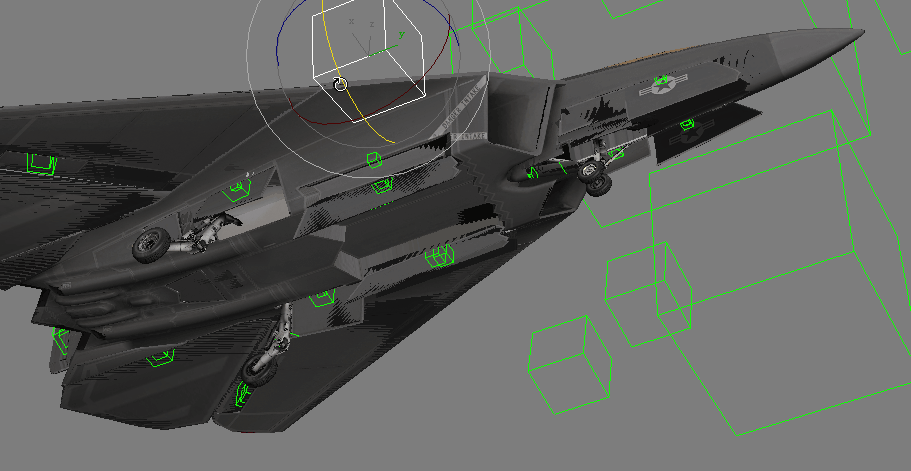 美国海军舰载机F-22N F22N海猛禽F-24模型-军用飞机模型库-3ds Max(.max)模型下载-cg模型网