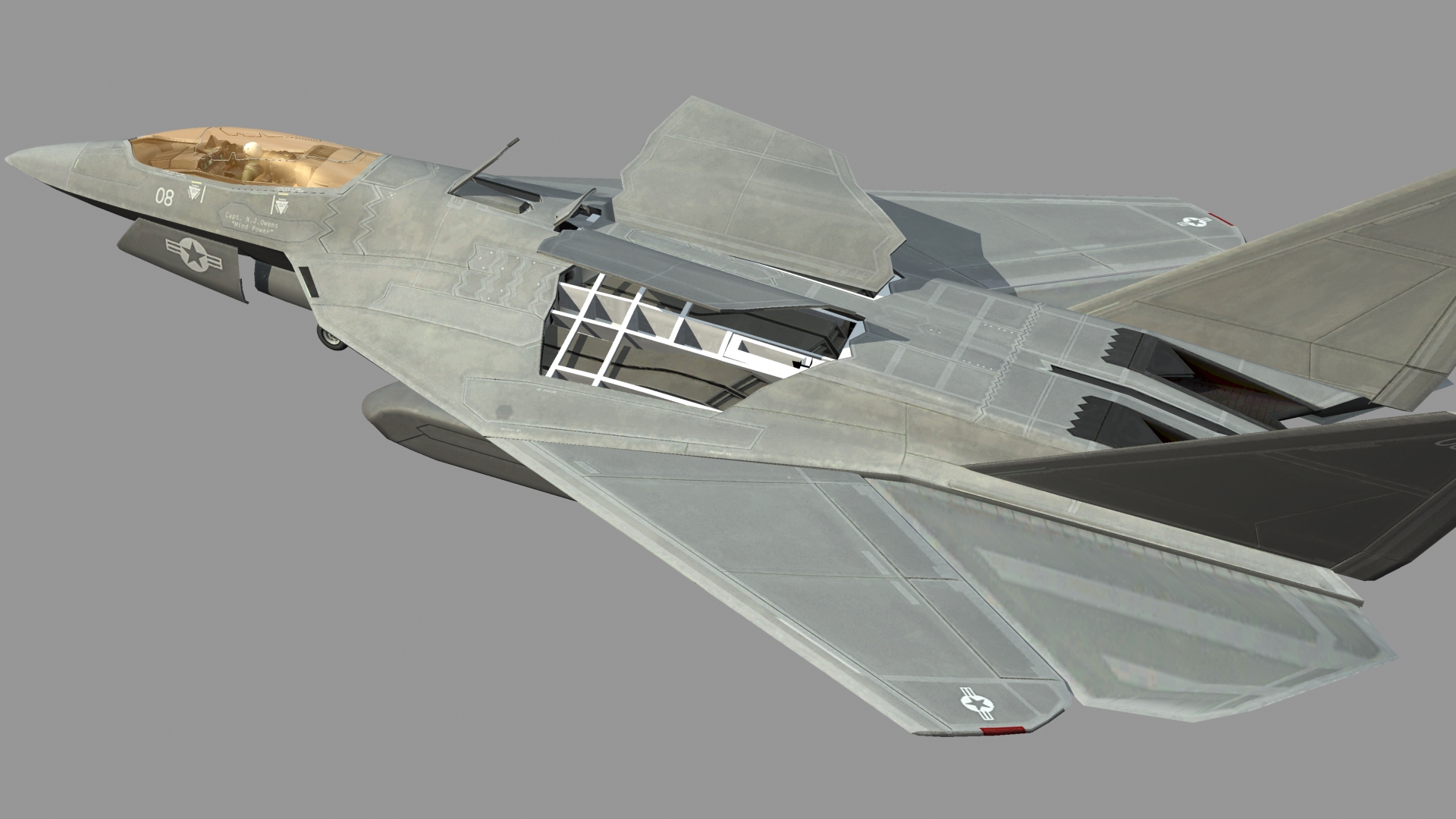 美国海军舰载机F-22N F22N海猛禽_affde作品_飞机／航空器军用飞机飞机／航空器军用飞机_cg模型网