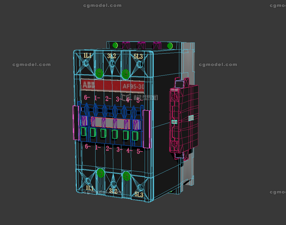 af111模型-电机部件模型库-3ds Max(.max)模型下载-cg模型网