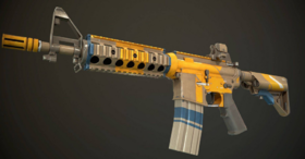 M4CQB枪械.免费模型-枪械模型模型库-OBJ(.obj/.mtl)模型下载-cg模型网