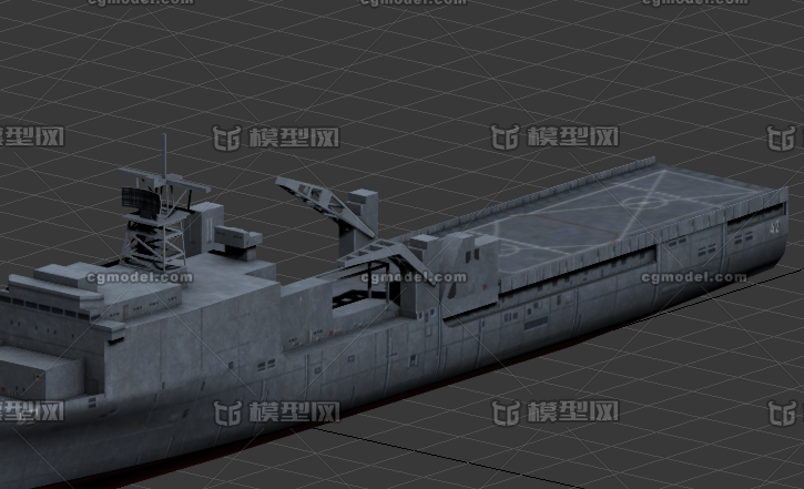 LSD-41 美国模型-军舰模型库-3ds Max(.max)模型下载-cg模型网